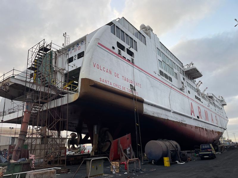 Varada anual del ferry “Volcán de Taburiente” en ASTICAN » Puente de ...